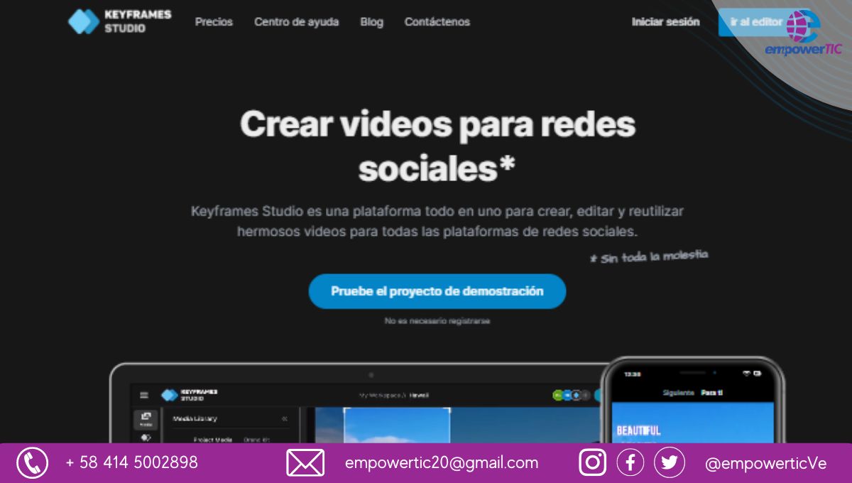 Keyframes Studio: el potente grabador y editor de video en línea para videos virales en redes ...
