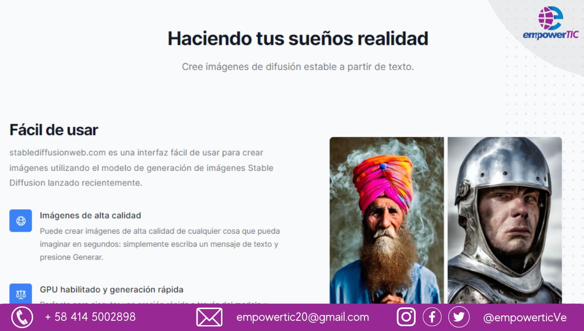 5 Herramientas para generar imágenes con inteligencia artificial gratis - empowerTIC